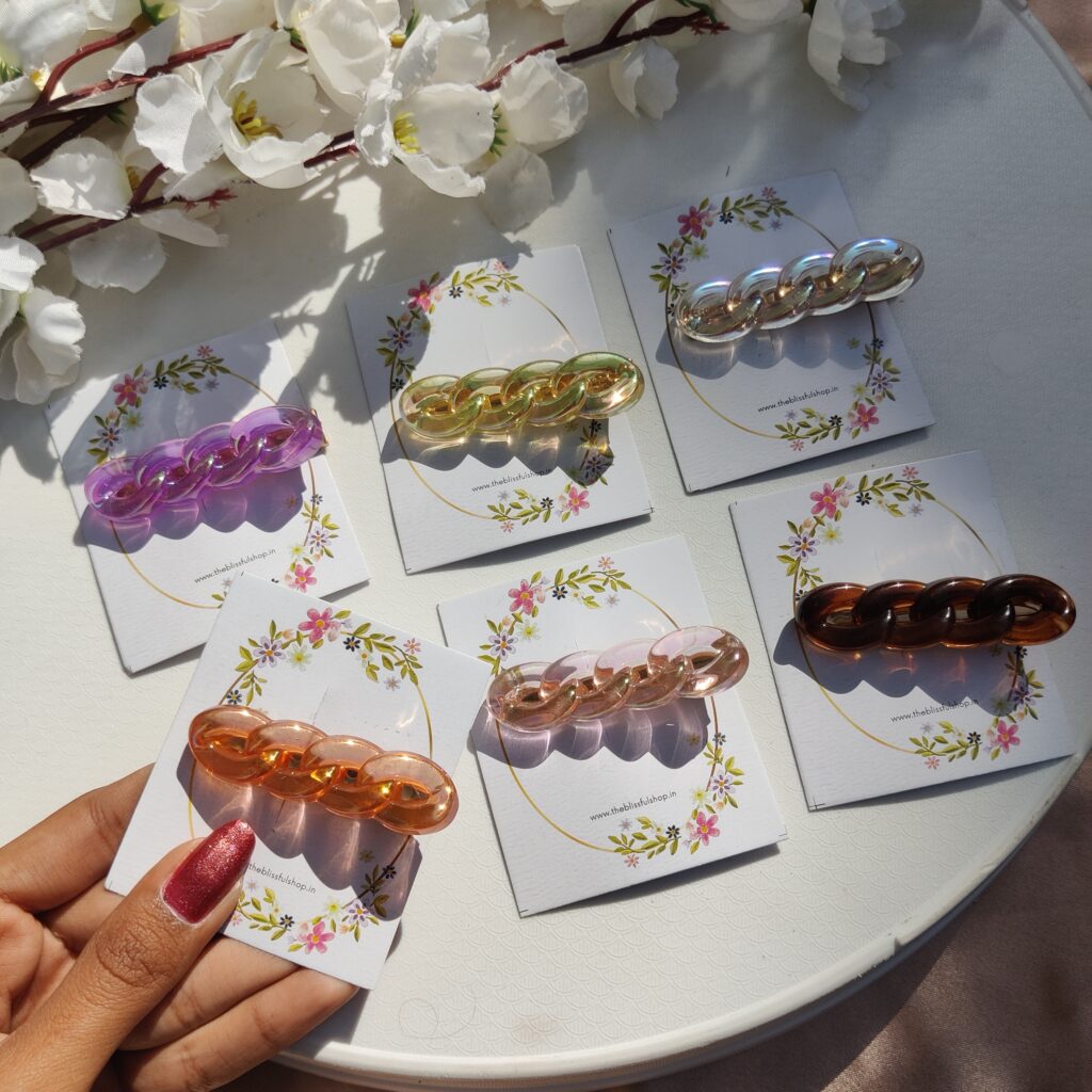 Holographic Chain Clips - The Blissful Shop